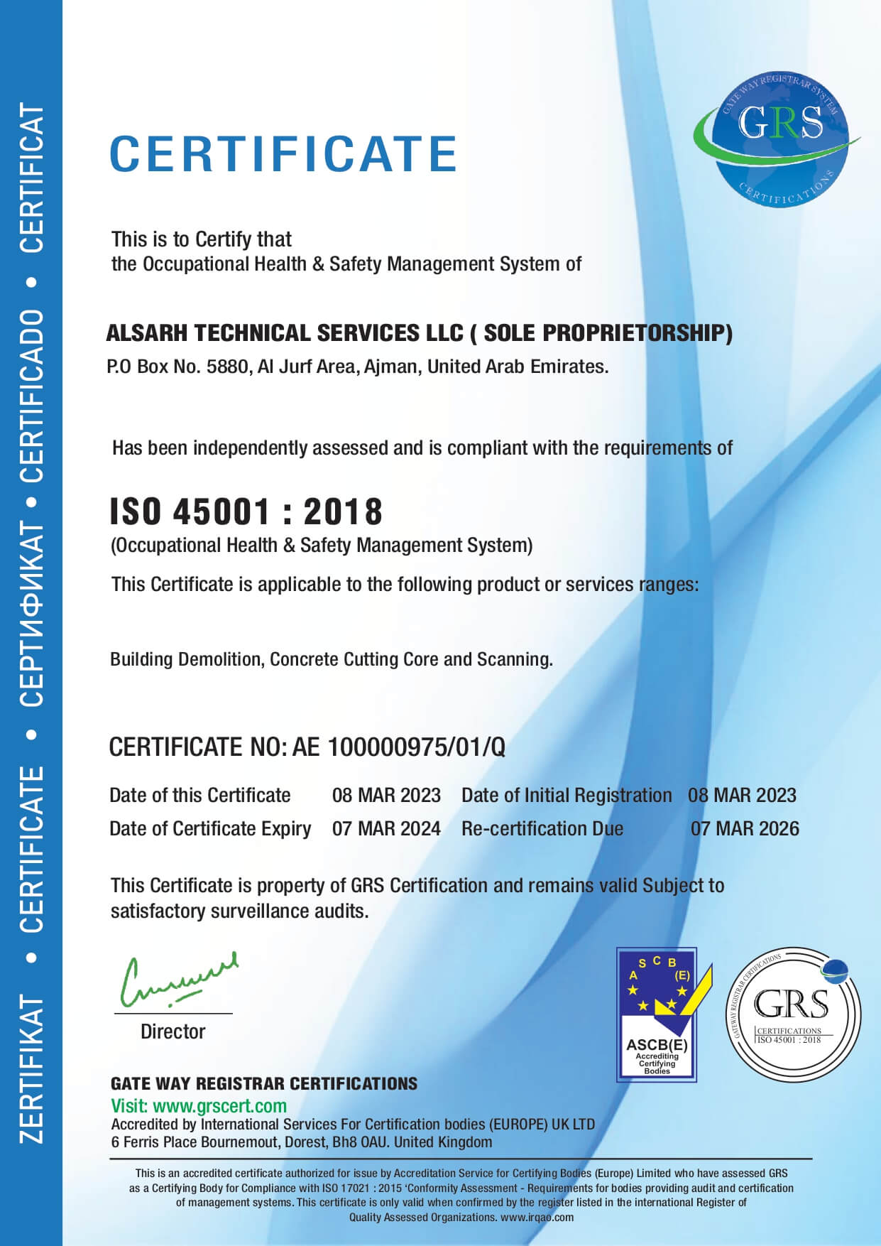 Al Sarh Technical Services LLC | Technical Service Company